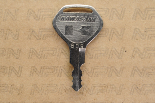 NOS Kawasaki Ignition Switch & Lock Key #809 27008-068-06 - NOS Parts NOW