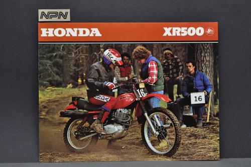Vintage NOS 1979 Honda XR500 Motorcycle Brochure - NOS Parts NOW