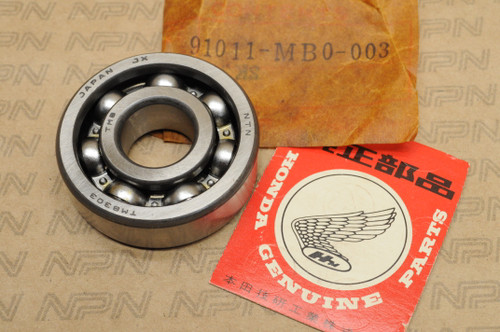 NOS Honda FL350 PC800 VF1100 VF700 VF750 VT1100 Ball Bearing 91011-MB0 ...