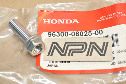 NOS Honda ATC250 CBR900 CR250 CR80 TR200 TRX250 XR400 Bolt 96300-08025 ...