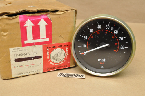 NOS Honda 1981-82 CB750F CB750 K Speedometer MPH 37200-MA4-671 - NOS ...