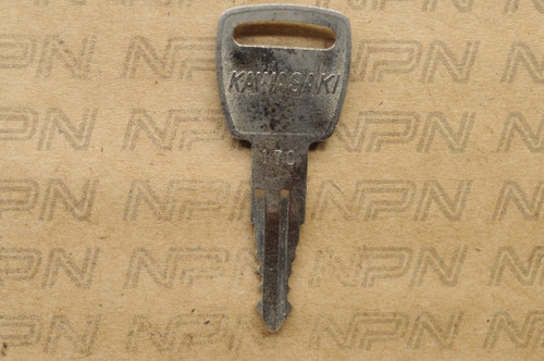 NOS Kawasaki Ignition Switch & Lock Key #170 27008-042-70 - NOS Parts NOW