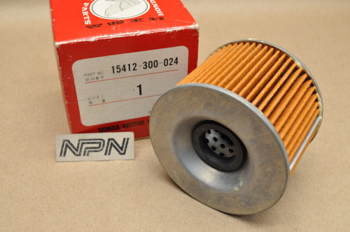 NOS Honda CB350 CB400 CB550 CB500 CB750 GL1000 Oil Filter Element 15412 ...