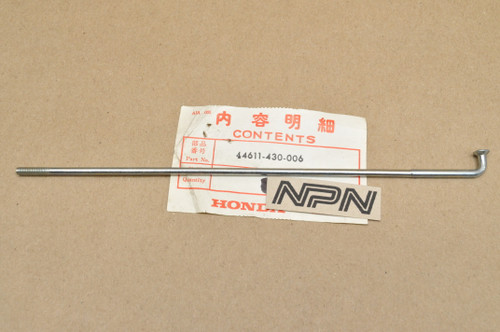 NOS Honda 1978 CR250 R Elsinore Front Wheel Spoke A 44611-430-006 - NOS ...