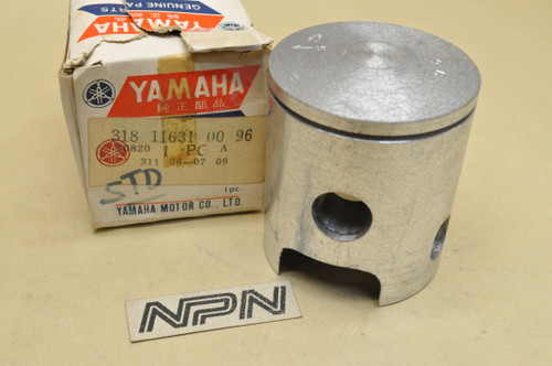 NOS Yamaha 1972-73 ATMX 1973 AT2 Standard Size Piston 318-11631-00-96 ...