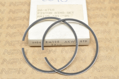 NOS Suzuki 1981-85 RM125 Rocky Standard Size Piston Ring Set 12140-14110 - NOS Parts NOW