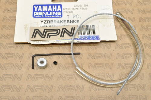 NOS Yamaha YZ125 YZ250 YZ400 Brake Pedal Brake Snake Kit YZR-BRAKE-SN ...