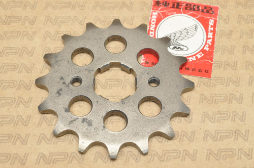 NOS Honda SL350 K1-K2 Front Drive Chain Sprocket 16T 23801-312-010 ...