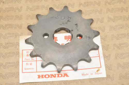 NOS Honda 1976 MR250 Elsinore Front Chain Drive Sprocket 14T 23802-395 ...