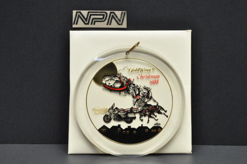 Vintage NOS 1988 Honda Goldwing Motorcycle Christmas Ornament Santa ...