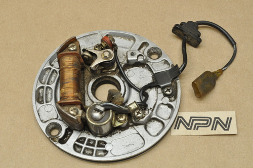 Vtg Used OEM Honda 1980-85 Z50 R Stator Magneto Points Plate Coil ...