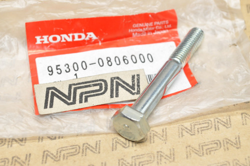 NOS Honda ATC200 TRX200 XL100 XL75 XL80 XR75 XR80 Bolt 8x60 95300-08060 ...