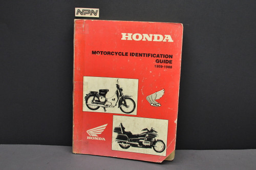 Vintage Honda Motorcycle Identification Guide 1959-1988 First Edition ...