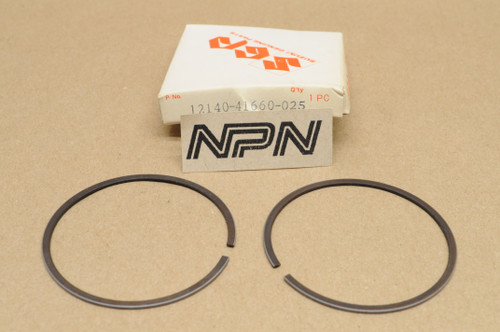 NOS Suzuki 1975-78 RM125 .25 Oversize Piston Ring Set 12140-41660-025 - NOS Parts NOW