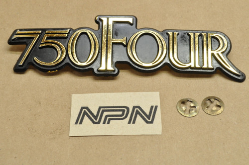 Vintage OEM Honda 1978 CB750 K Four Side Cover Emblem Badge 87123-405 ...
