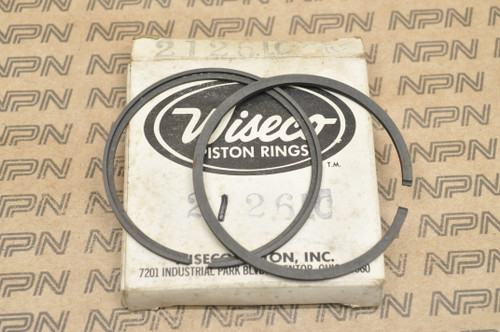 NOS Suzuki 1975-78 RM125 Wiseco Standard Size Piston Ring Set 12140-41320 - NOS Parts NOW