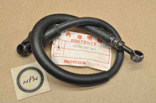 NOS Honda 1982-83 CB750 SC Nighthawk Master Cylinder Front Brake Line ...