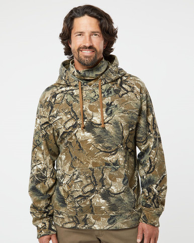 Custom Gaiter Fleece Hooded Sweatshirt - 8879 - CapsToYou