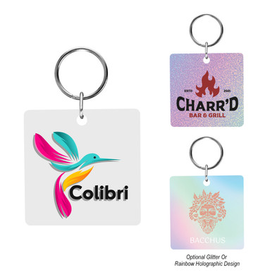 Custom Acrylic Key Tag - Square 20102 - CapsToYou
