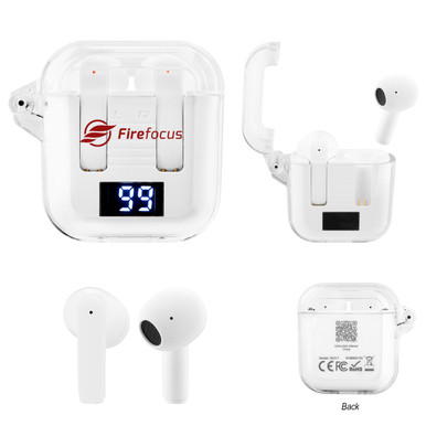Custom Wireless Earbuds With Digital Power Display 25217 - CapsToYou