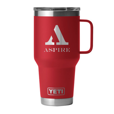 YETI® Rambler® 30 oz. Travel Mug with StrongHold™ Lid - Custom Laser ...