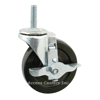 4" caster with brake for use with 80/20® Series 10 & 15 Extrusions, 2305