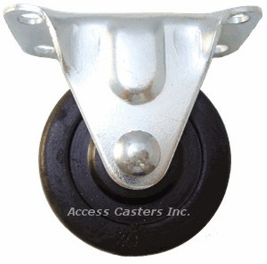 4 Rigid Hard Rubber Wheel | 4 Inch Caster Wheels | AccessCasters.com