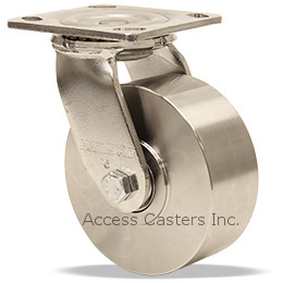 S-HSTA-4HSB 4" High Temperature Stainless Steel Caster with Stainless ...