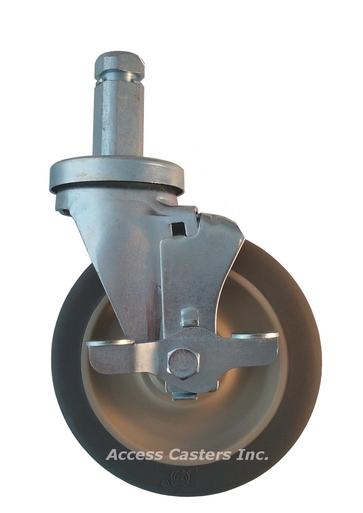 5JCATPSB Cambro Style Swivel Caster With Brake