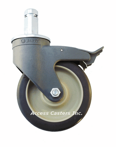 5JCAPTPSLS Cambro premium swivel lock caster, CSCSL