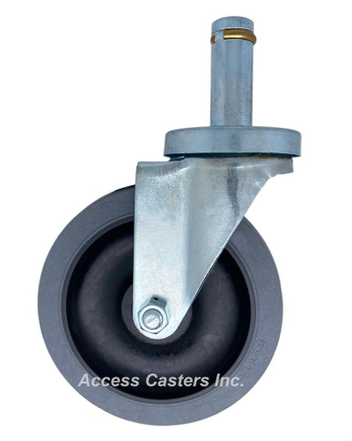 5MESD-AC 5" Conductive Wire Post Stem Caster Wheel for Metro 5MESD