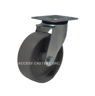 LE-POG 200G-14 Blickle 8" Swivel Caster POG Wheel Plain Bore