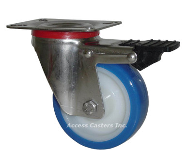 3 Total Lock Caster Wheels | Polyurethane Wheels | AccessCasters.com
