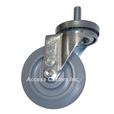 4PB2IS 4" Threaded Stem Caster Non Marking Wheel
