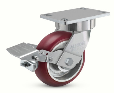 38AX06228SFBK Maintenance Free Ergonomic Precision Caster with Brake