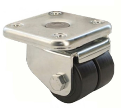 S65253-B29F-RXWX2-RB Low Height Dual-Wheel Caster with 1750 pound ...