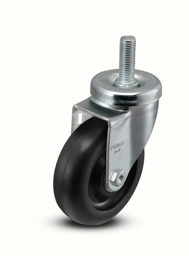 AS40T2POD 4" Threaded Stem Caster with Polyolefin Wheel, 300 lb. capacity