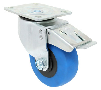 ROAD4-LOCK 4 Inch Heavy Duty Road Case Swivel Caster with Total Lock