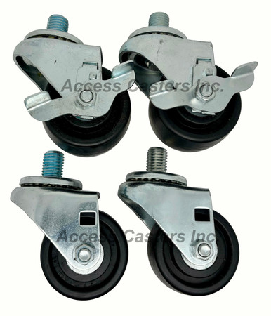 444077 - AC Caster Set for Southbend Range, Low height