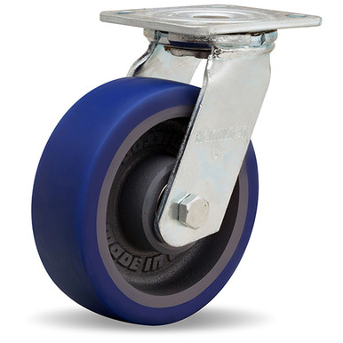 S-526-SPB Hamilton Standard Duty Swivel Caster with 6" x 2" Ergo-Glide ...