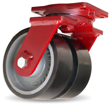 S-EHD2-83DB70 Hamilton Extra Heavy Duty Dual-Wheel Swivel Caster with 8 ...