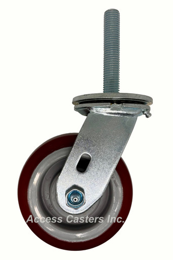 5DHDPPST 5 x 2 swivel caster with optional stems, 1/2"-13, 5/8"-11 or 3 ...