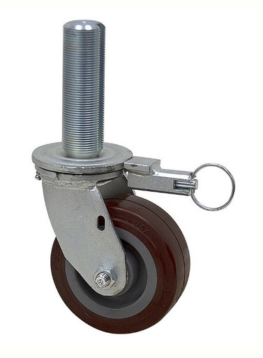 072631-18 AC 5 Inch Heavy Duty Stem Caster With Brake and Swivel Lock ...