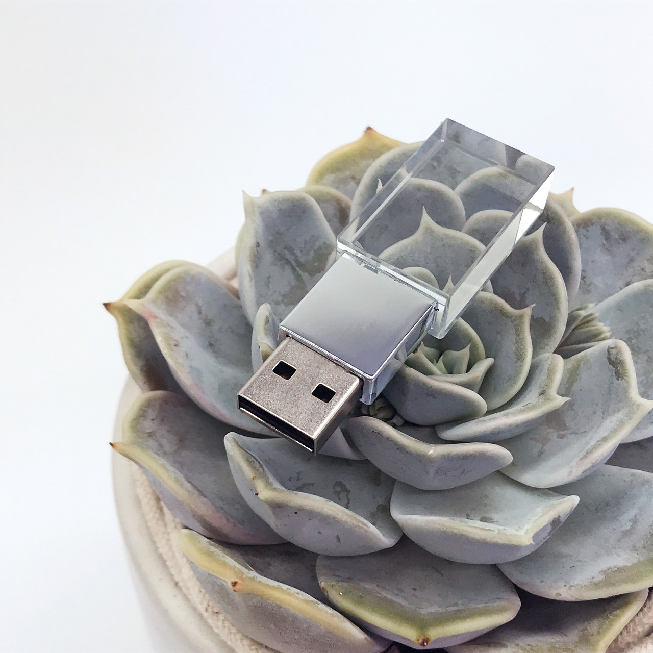 Silver Crystal USB 3.0 Flash Drives, Memory Sticks for Photographers ...