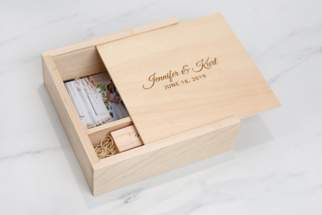 Wooden Photo & USB Gift Boxes for Photographers - Keepsake Creative