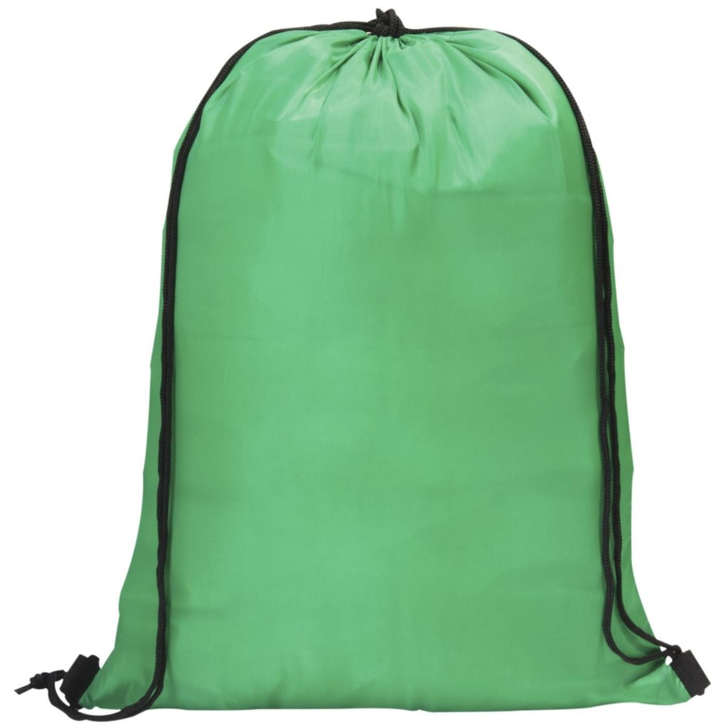 Promotional giveaway drawstring bags