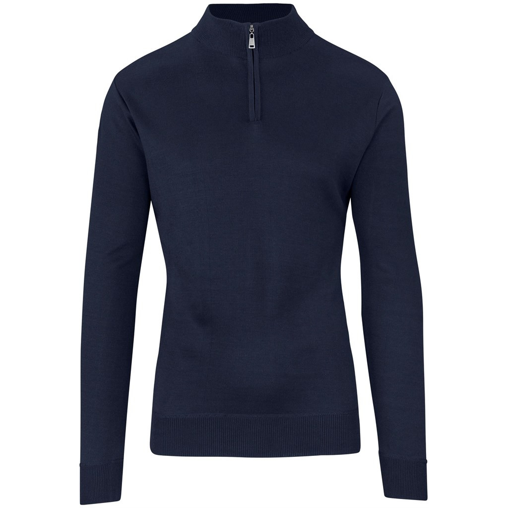 Mens fashionable work style jersey with 1/4 zip - Keepsake Creative