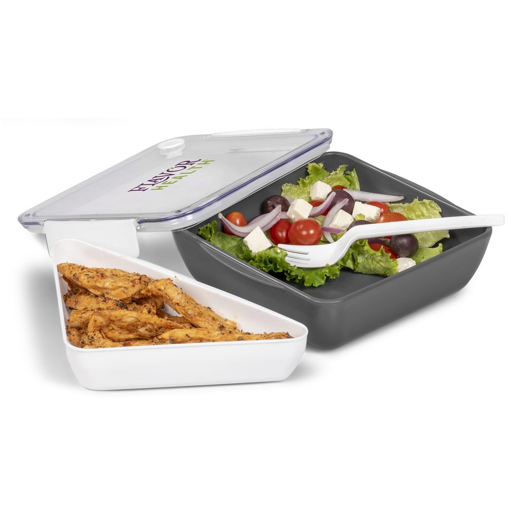 Personalised and custom printed lunch box with fork - Keepsake Creative