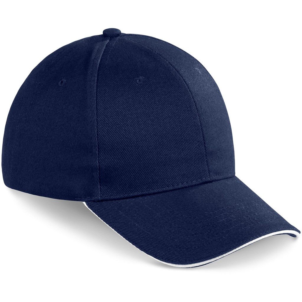 Thick heavy brushed cotton pre-curved peak caps with logo printing or ...
