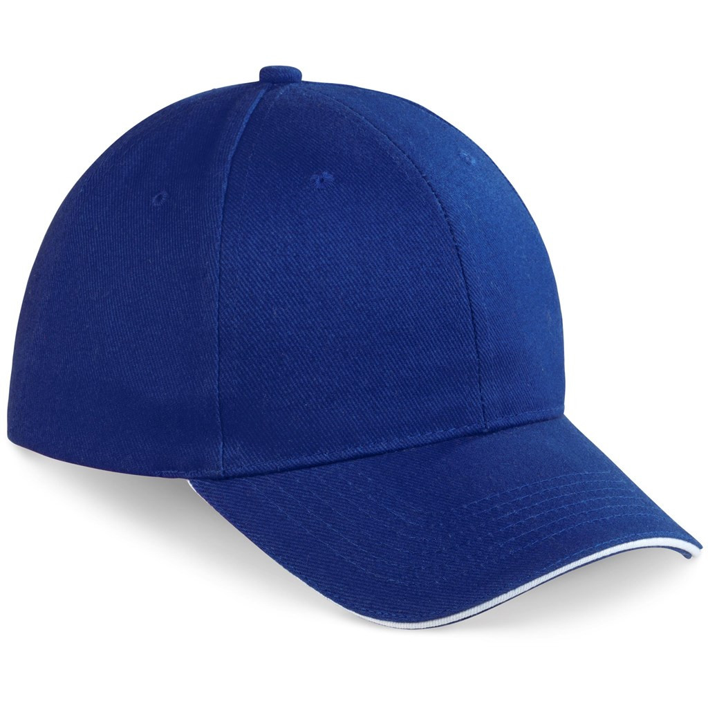Thick heavy brushed cotton pre-curved peak caps with logo printing or ...